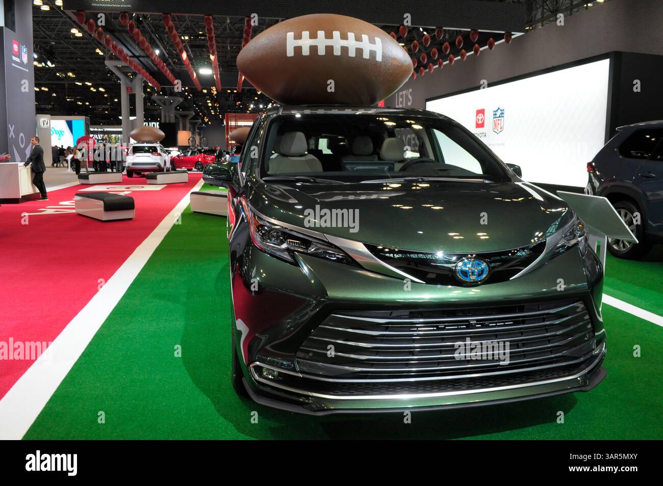 A 2025 Toyota Sienna vehicle is seen on media day at the 2025 New York ...