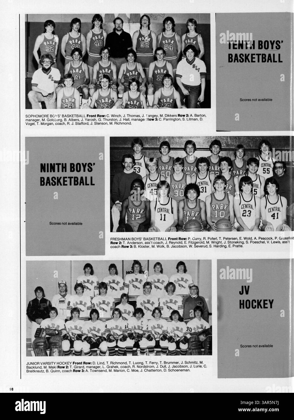 The 1983 St. Louis Park High School Yearbook, titled Echowan, captures ...