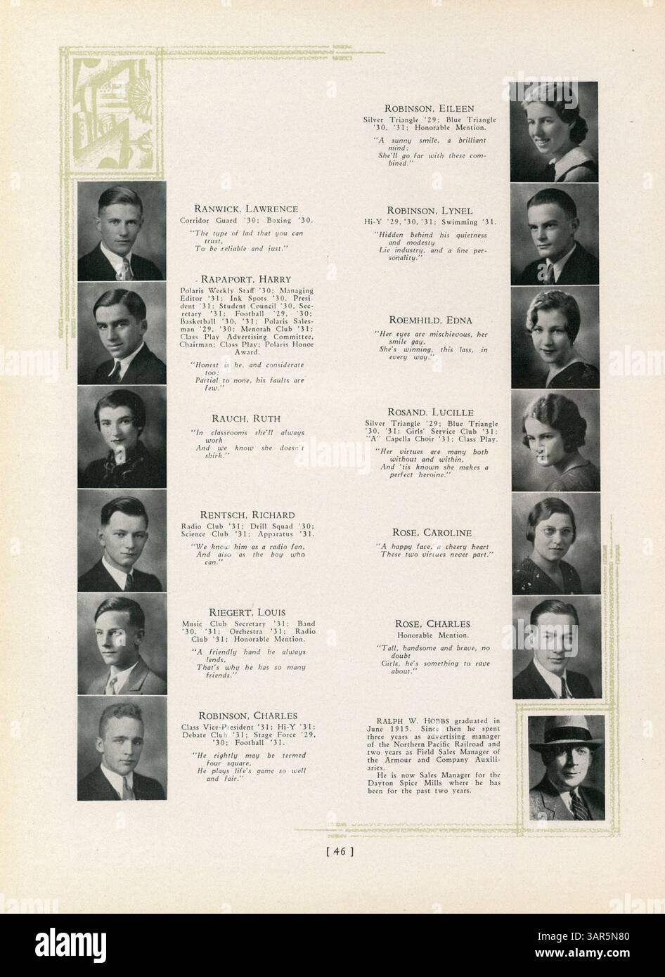 This high school yearbook from 1932 showcases academic, athletic, and ...