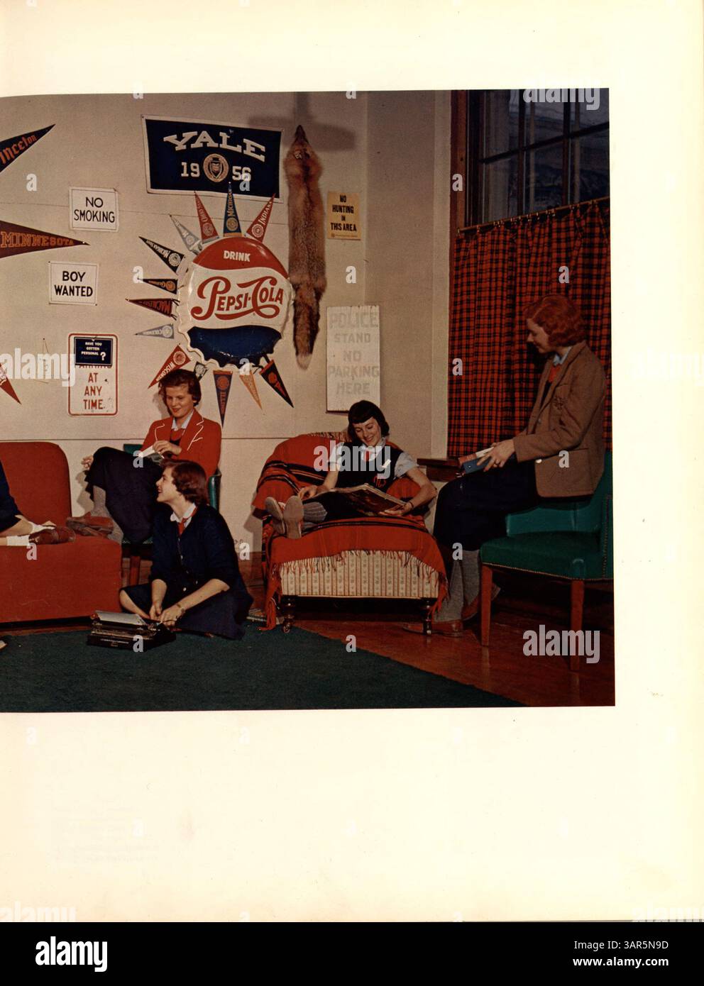 The 1956 'Tatler' Yearbook from Northrop Collegiate documents the ...