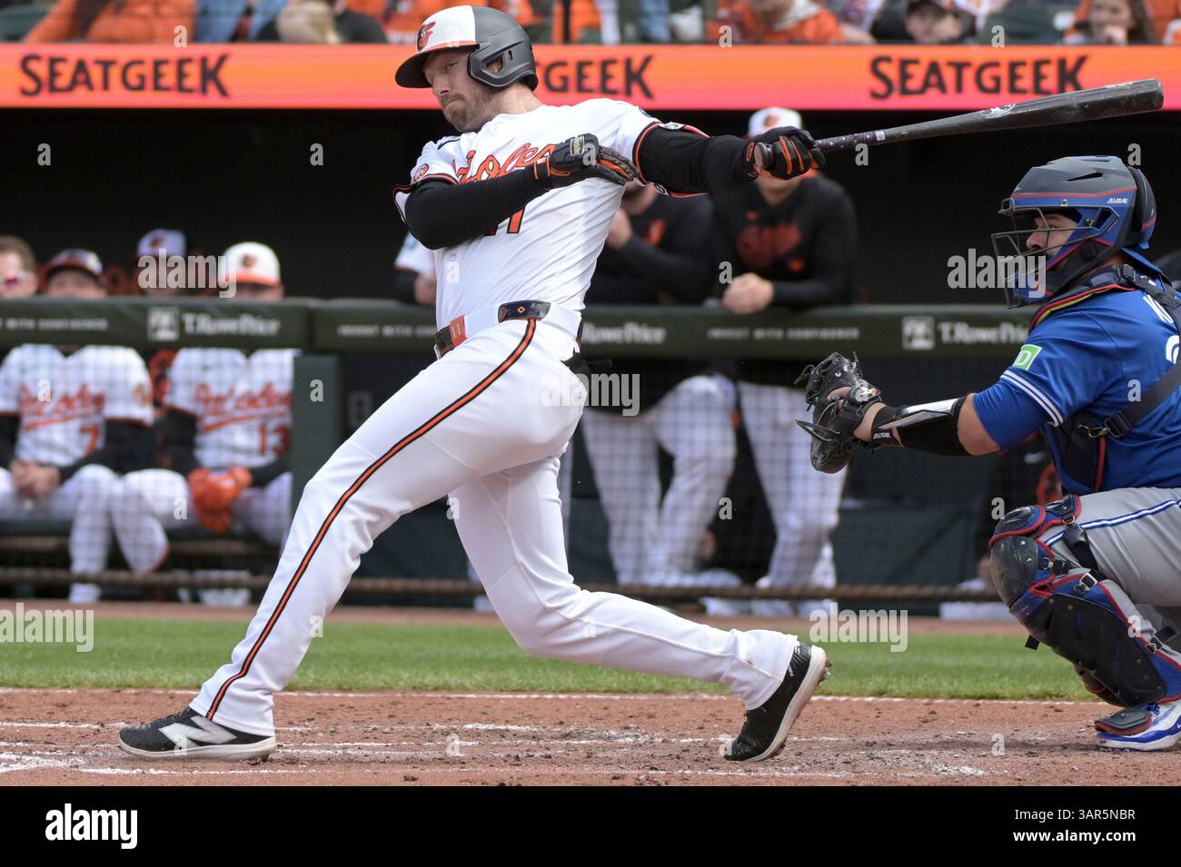 BALTIMORE, MD - APRIL 13: Baltimore Orioles third baseman Jordan ...