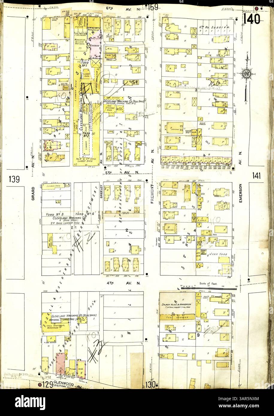 Sanborn fire insurance maps of Minneapolis provide detailed information ...