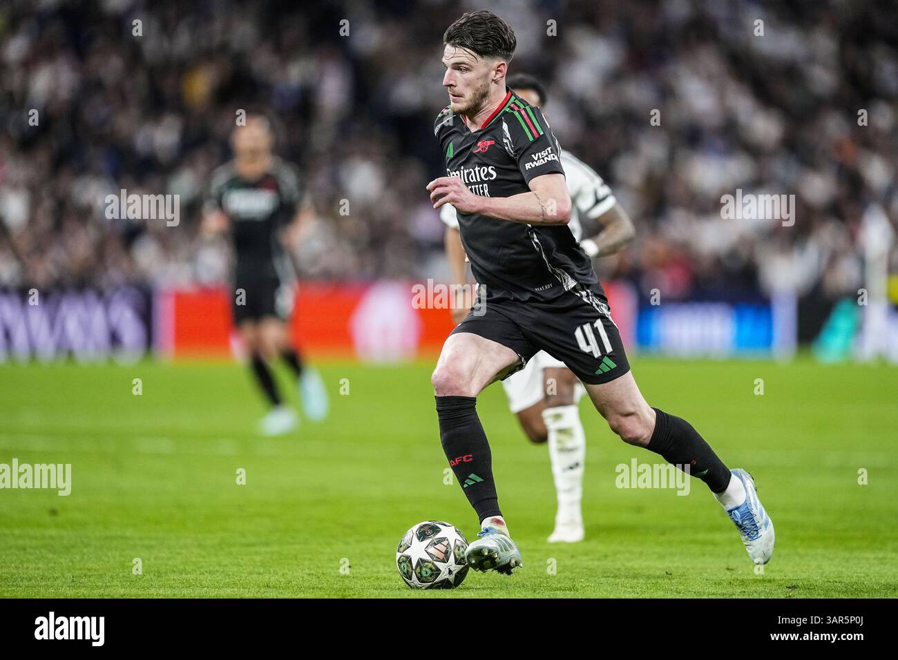 Declan Rice of Arsenal during the UEFA Champions League, Quarter-finals ...