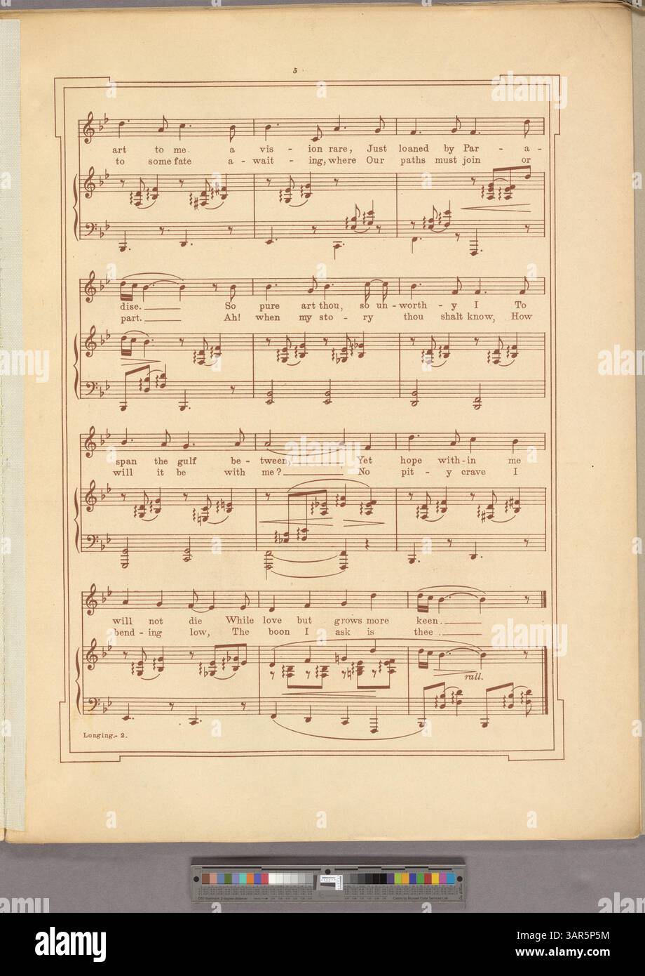 This sheet music, 'Two Songs for Contralto', was sung by Madame ...