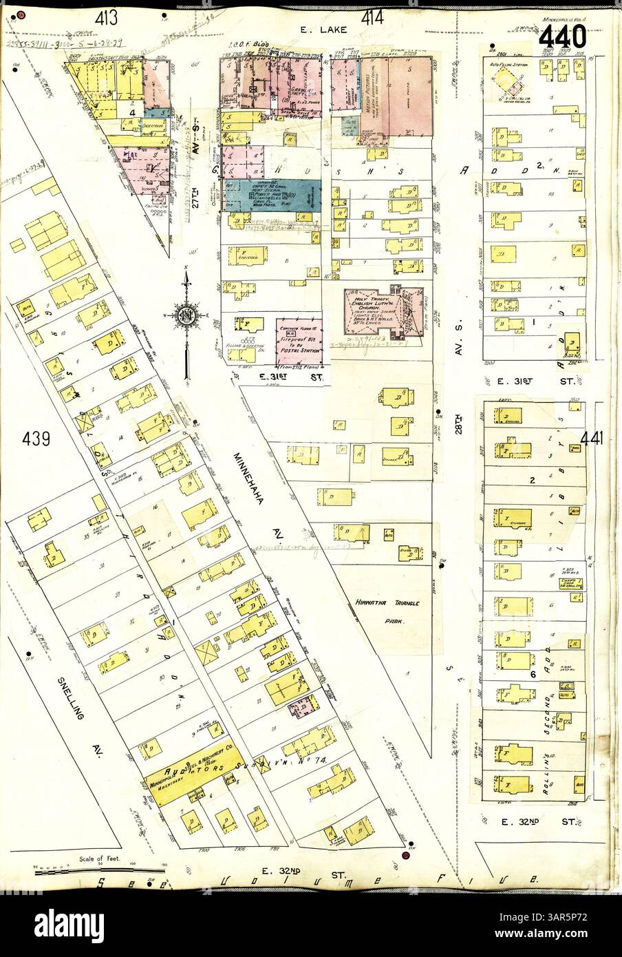 Volume 4 of Sanborn Insurance Maps for Minneapolis provides a detailed ...