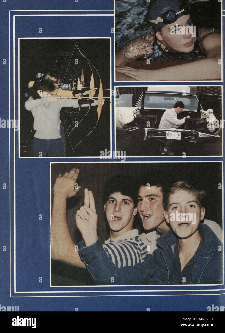 This 1985 high school yearbook captures the students, faculty, clubs ...