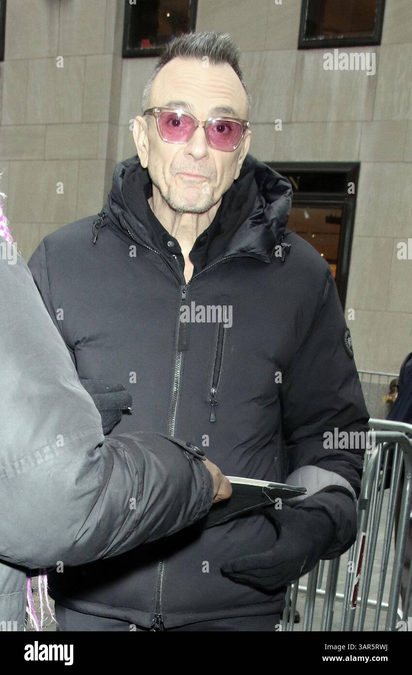 New York, NY, USA. 16th Apr, 2025. Hank Azaria seen after a performance ...