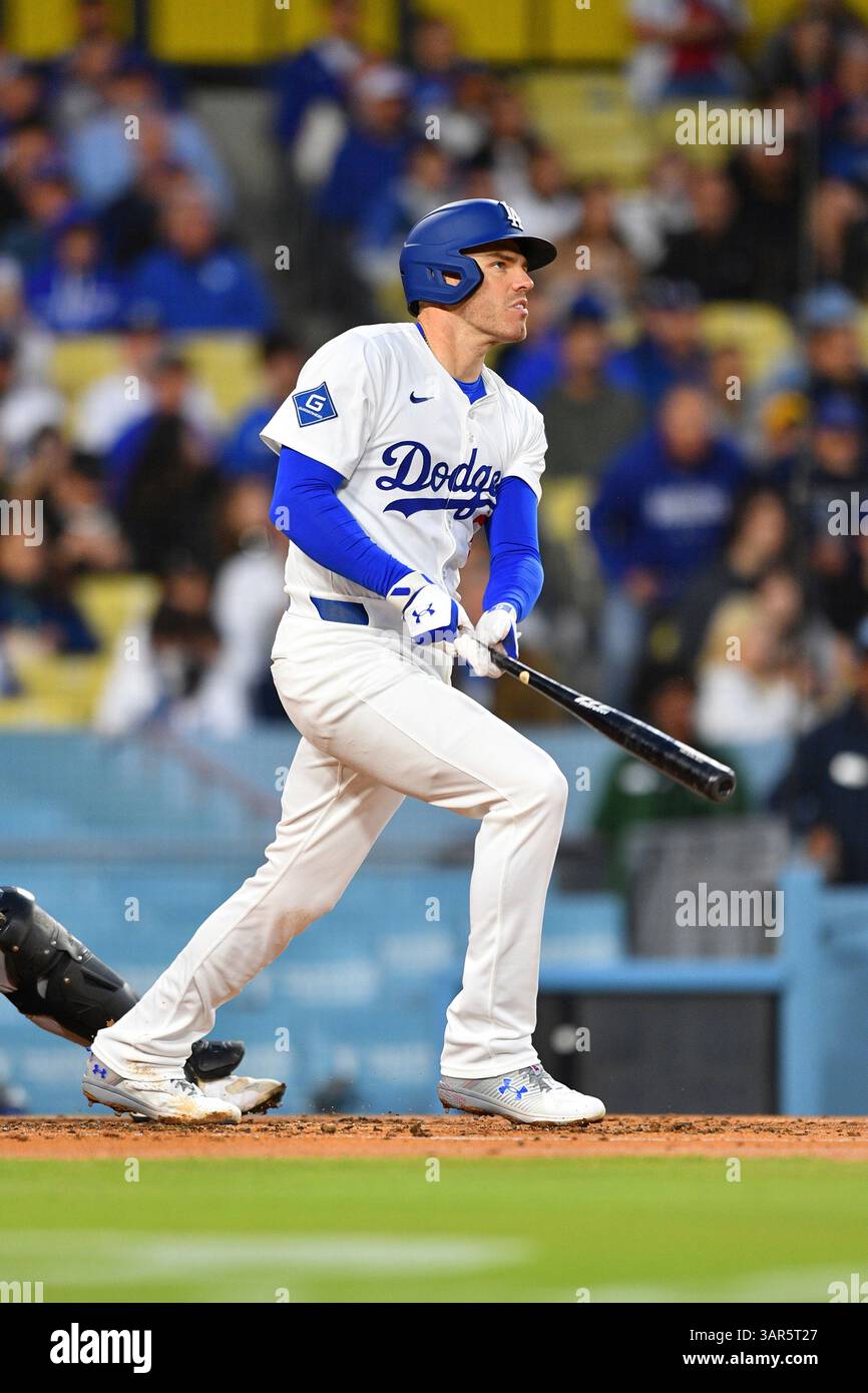 LOS ANGELES, CA - APRIL 16: Los Angeles Dodgers first baseman Freddie ...