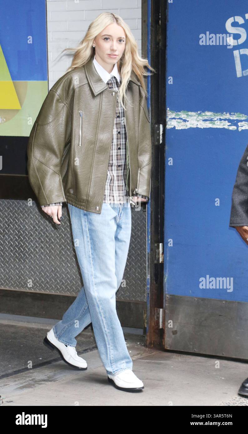 New York, NY, USA. 16th Apr, 2025. Paige Bueckers seen at Good Morning ...