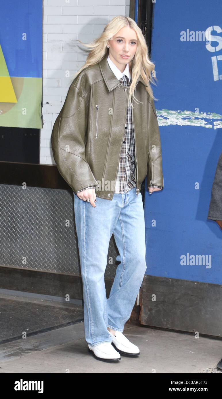 New York, NY, USA. 16th Apr, 2025. Paige Bueckers seen at Good Morning ...