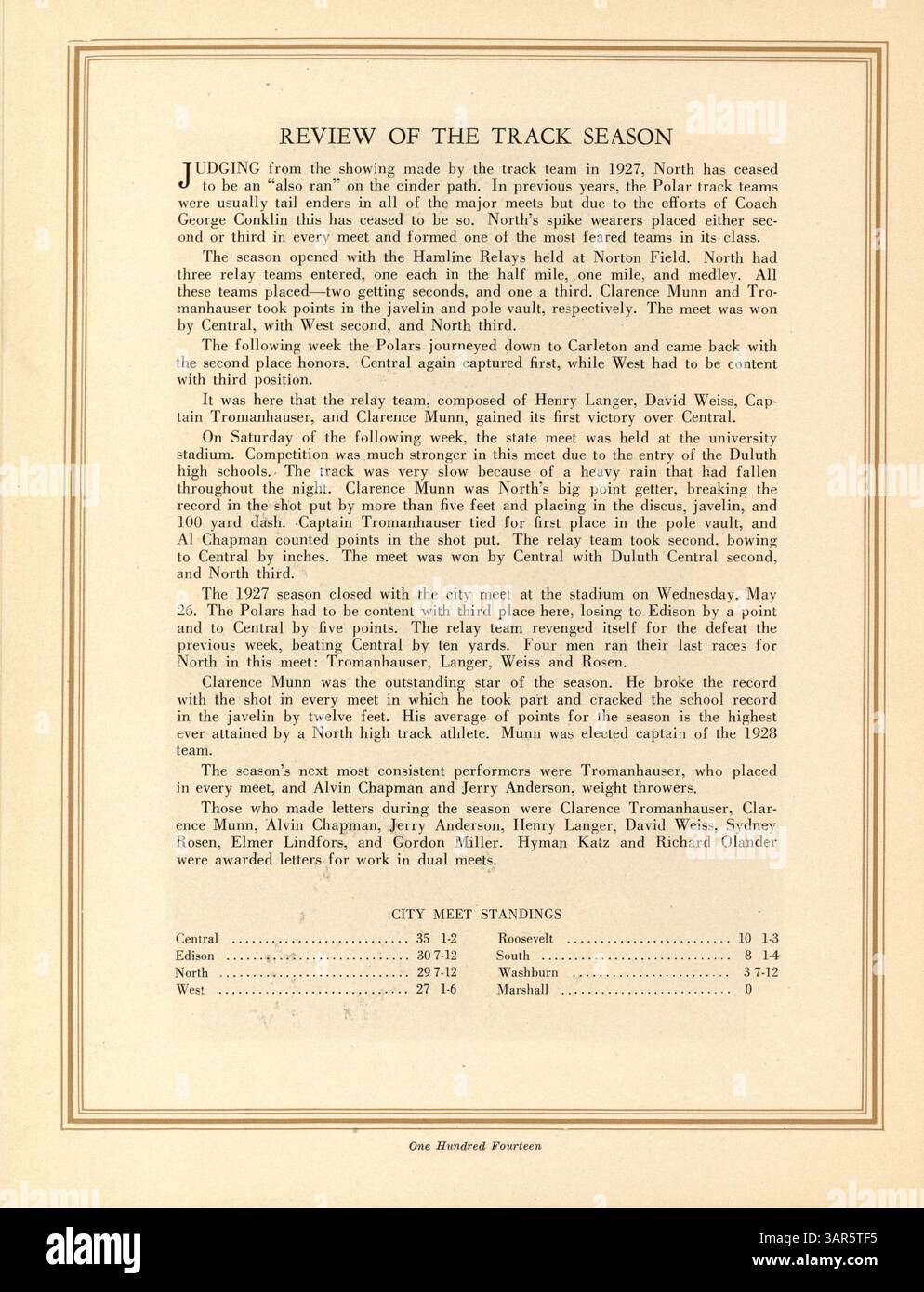 This high school yearbook for the 1927-1928 school year highlights ...