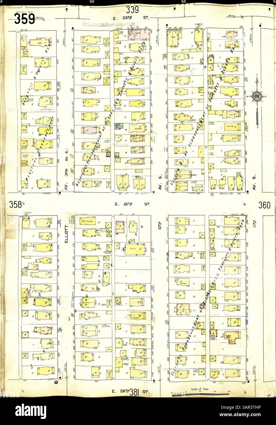 Volume 4 of the Sanborn Insurance Maps for Minneapolis provides an in ...