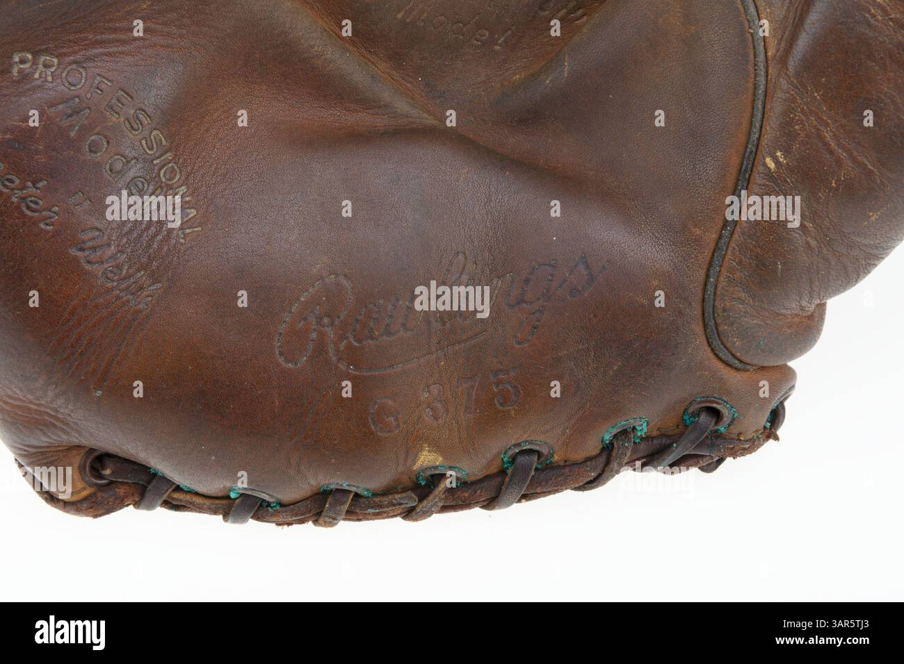 The Skeeter Webb Model G375 leather baseball glove, made by Rawlings ...