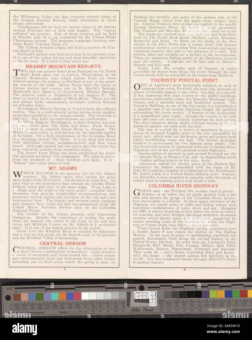 A pictorial map drawn by Fred A. Routledge illustrating the Columbia ...