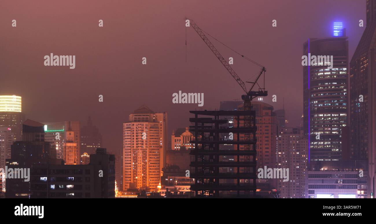 Shanghai, China. Development Residential Building. Shanghai Waitan ...