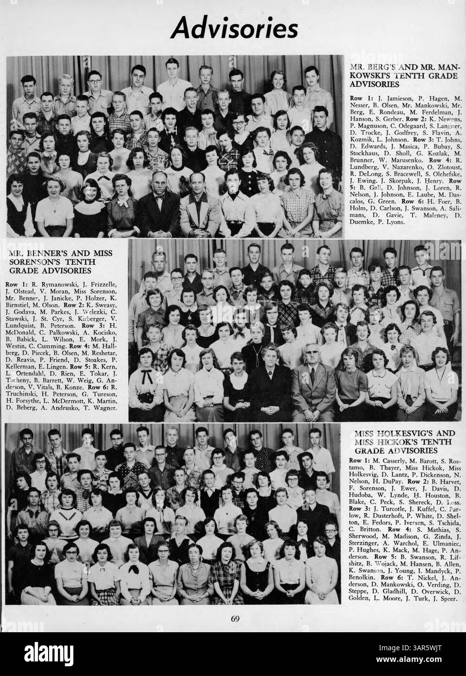 The Wizard Yearbook of 1954 from Edison High School reflects key events ...