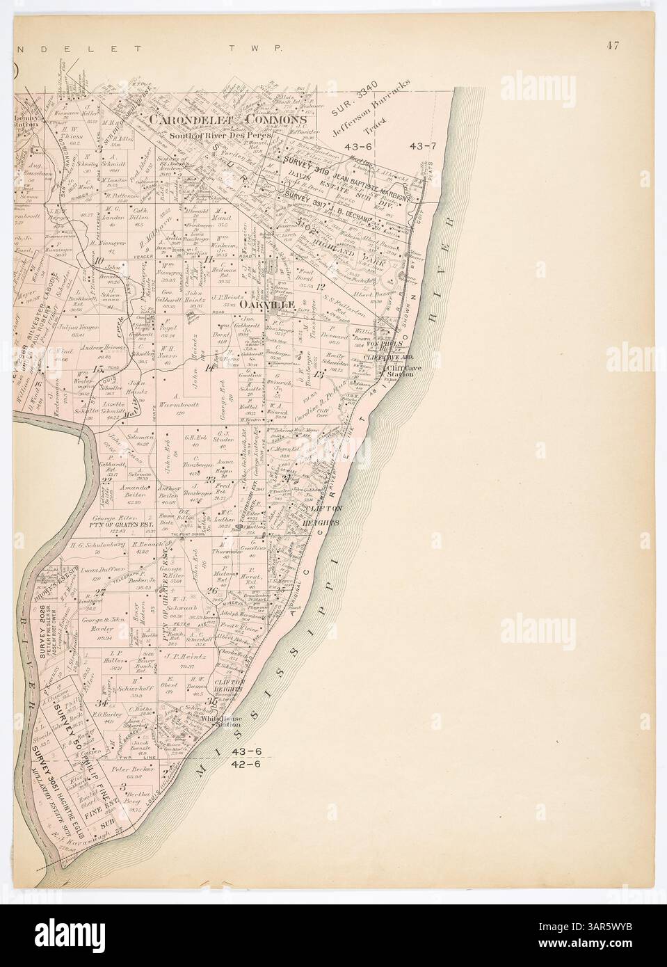 The 1909 plat book of St. Louis County, Missouri, includes 138 pages of maps and an index. It ...