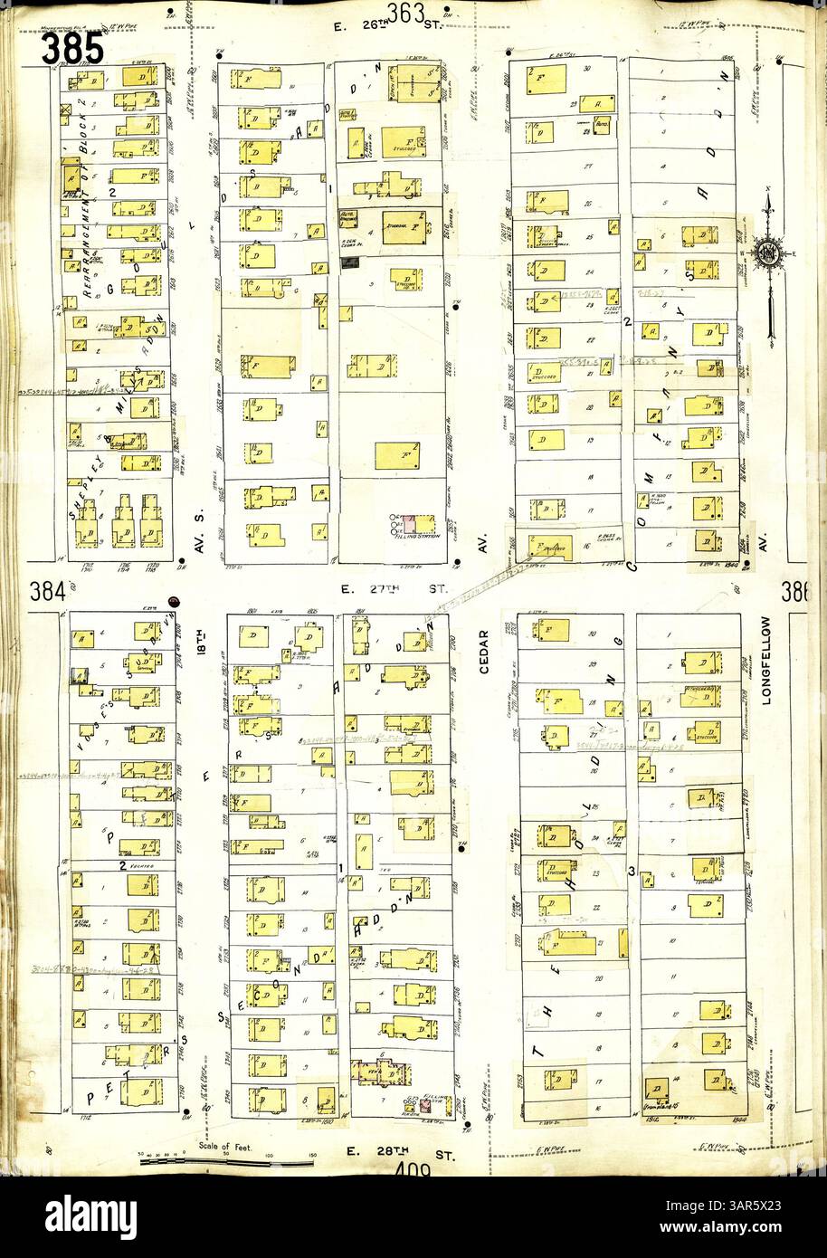 Sanborn Insurance Maps in Volume 4 detail Minneapolis' building ...