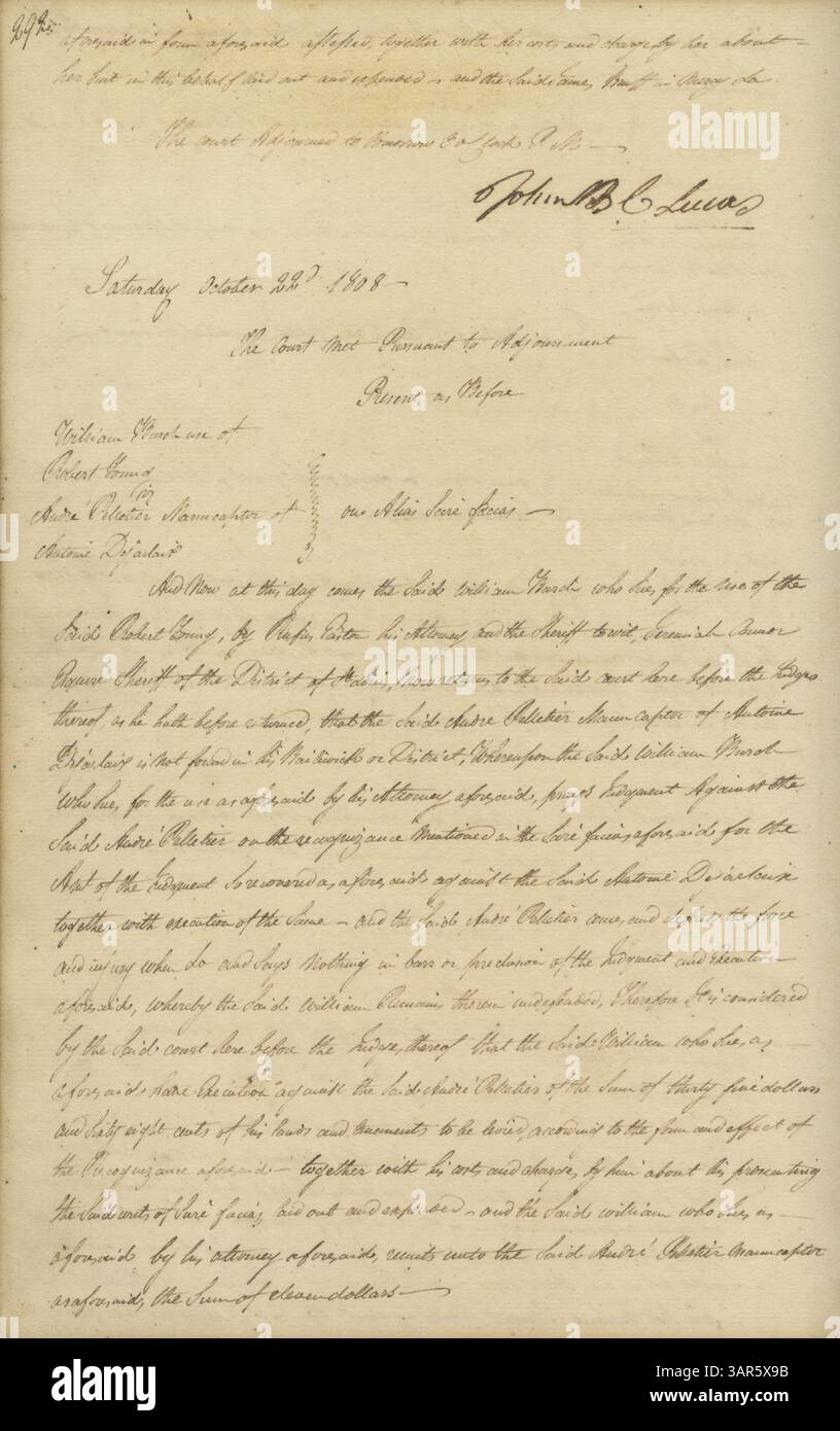 Volume 2 of the Missouri Supreme Court Minute Books, containing 280 ...