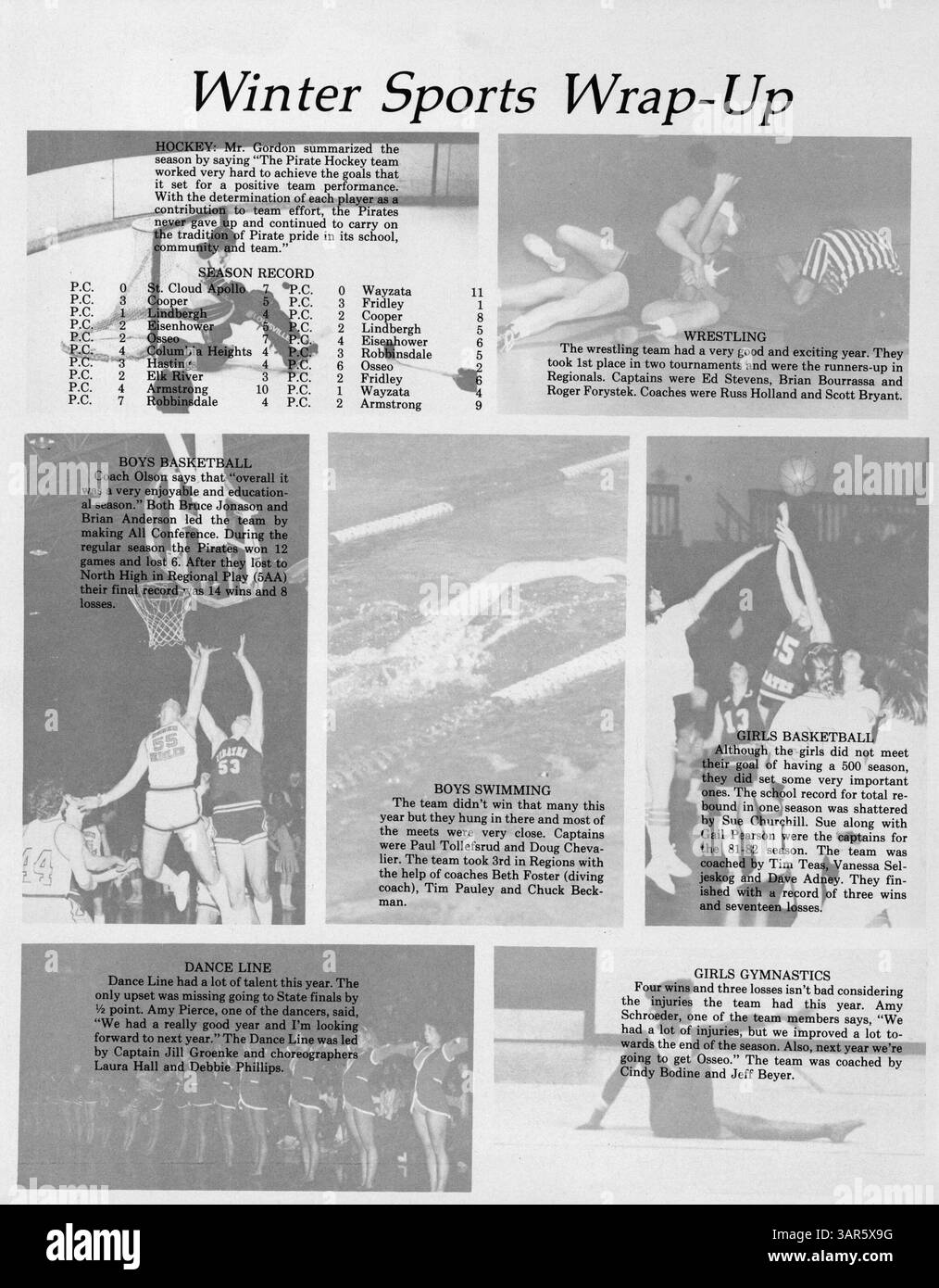 Pirate Treasures 1982, the yearbook from Park Center High School ...