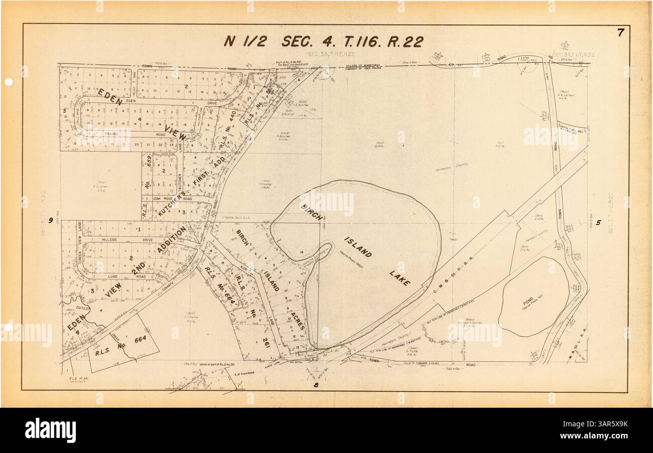 This atlas includes a complete set of maps of the Village of Eden ...