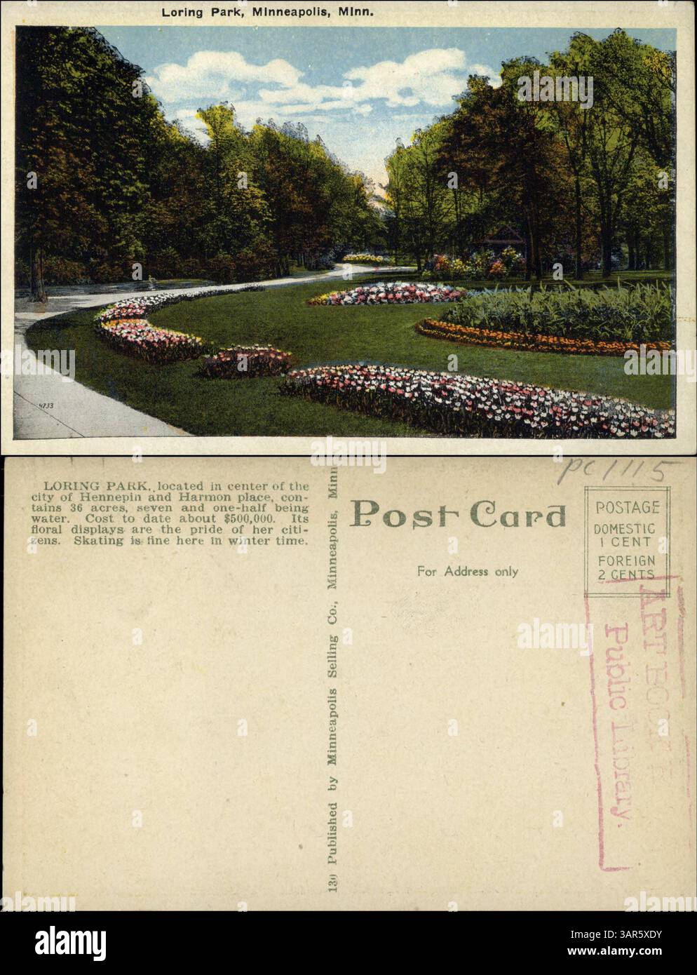 Loring Park in Minneapolis covers 36 acres, including 7.5 acres of ...