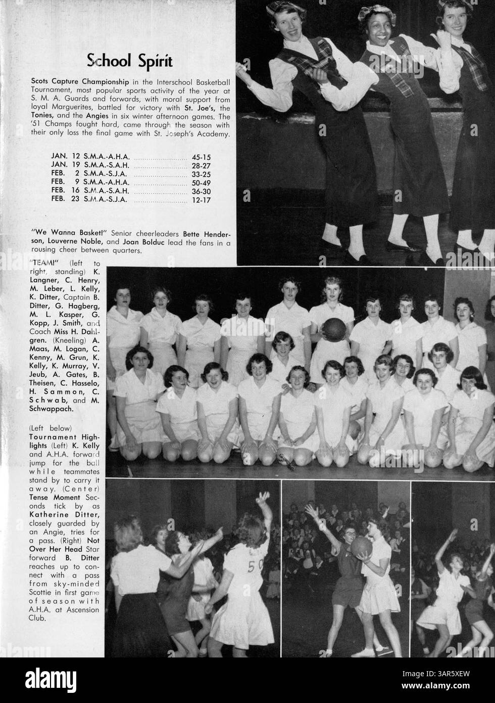 The Dayesye Yearbook for 1951 from St. Margaret's Academy highlights ...