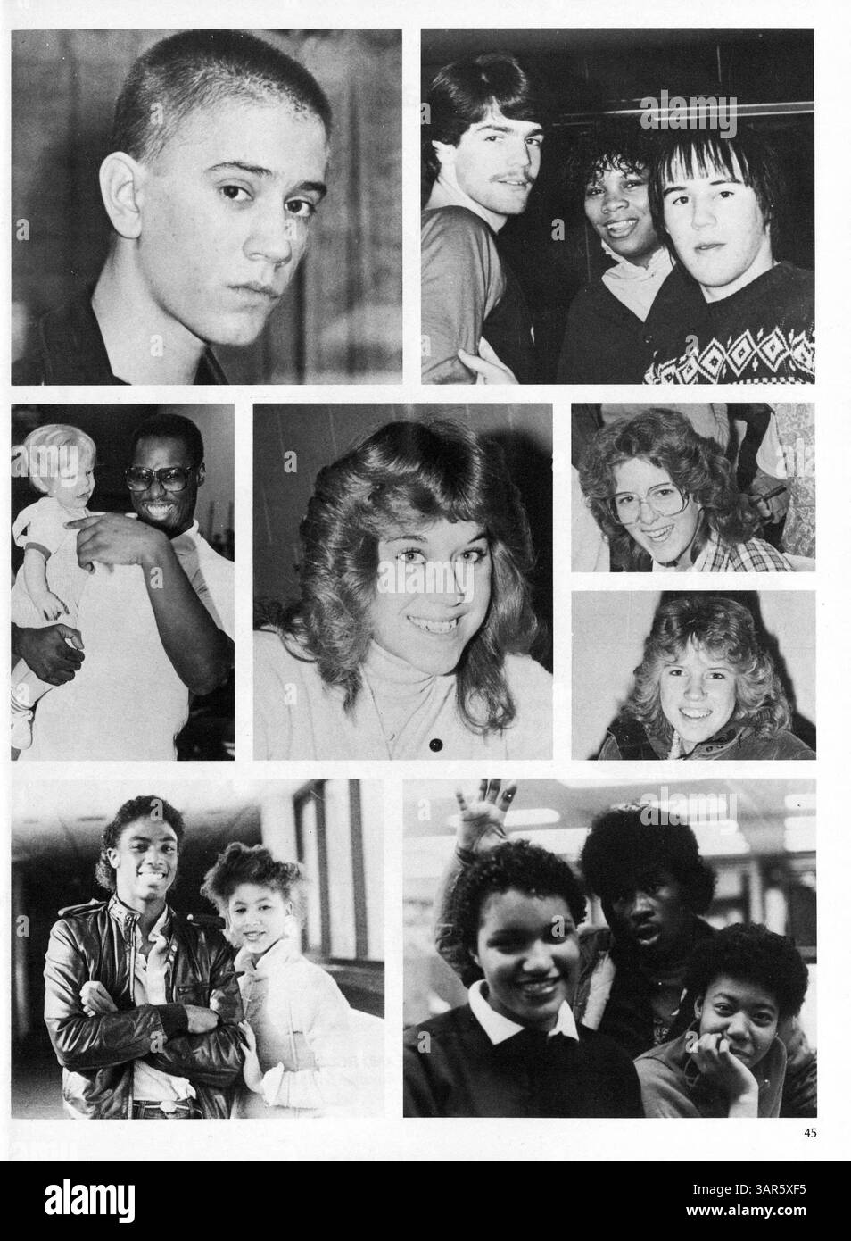 The 1984 North High Yearbook, 'Cruisin' With Class,' captures the ...