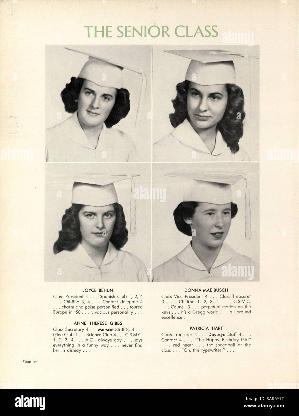 This edition of the St. Margaret's Academy Yearbook from 1951, titled ...