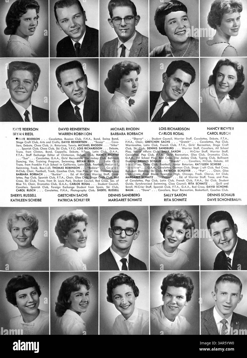 The 1960 'Warrior' yearbook documents key moments of the 1959-1960 ...