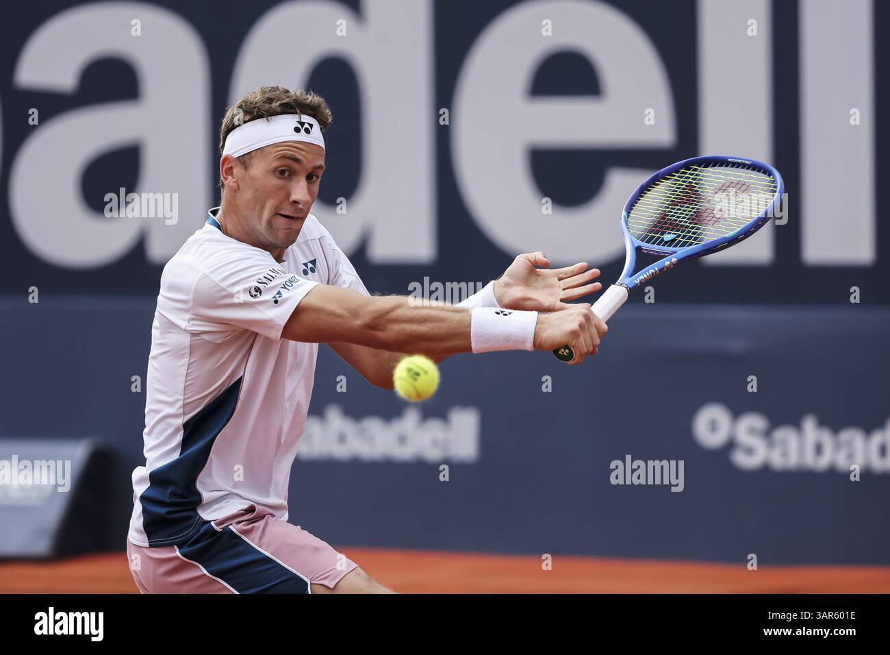 Casper Ruud of Norway during the Barcelona Open Banc Sabadell 2025 ...