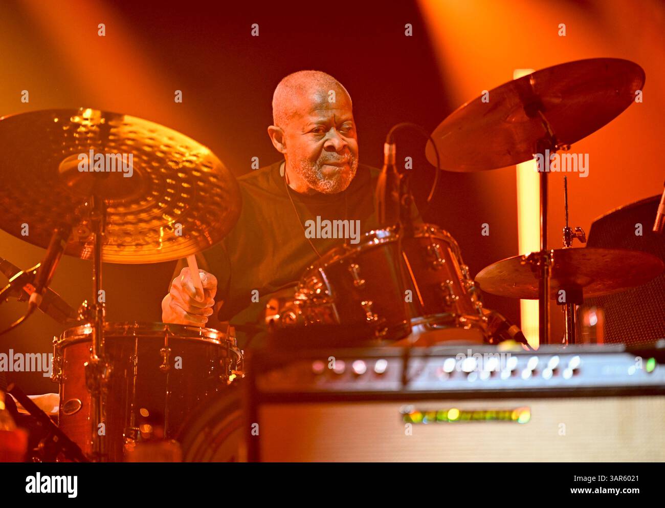 Drummer Jaimoe from the original Allman Brothers Band performs at ...