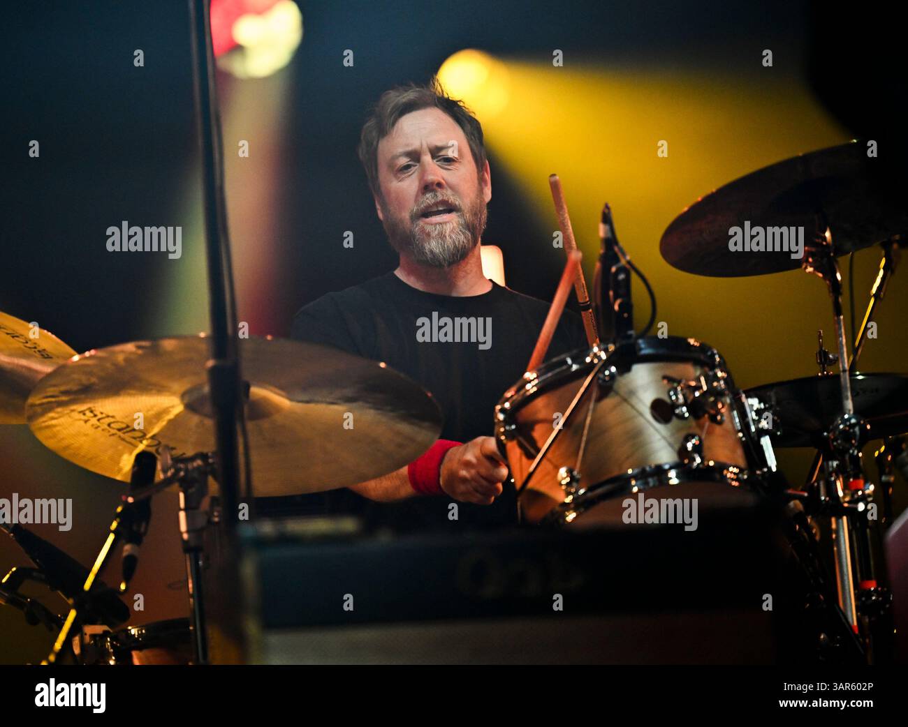 Drummer Joe Russo of The Brothers performs at Madison Square Garden on ...