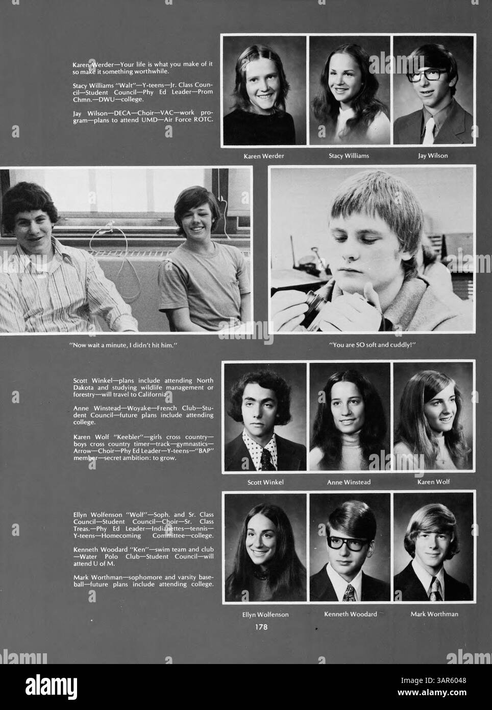 The 1973 Southwest High Yearbook, titled 'Wagistanian', captures key ...