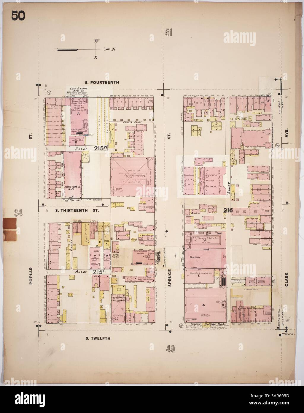 Whipple's Fire Insurance Map of St. Louis, Missouri, from 1897 provides ...