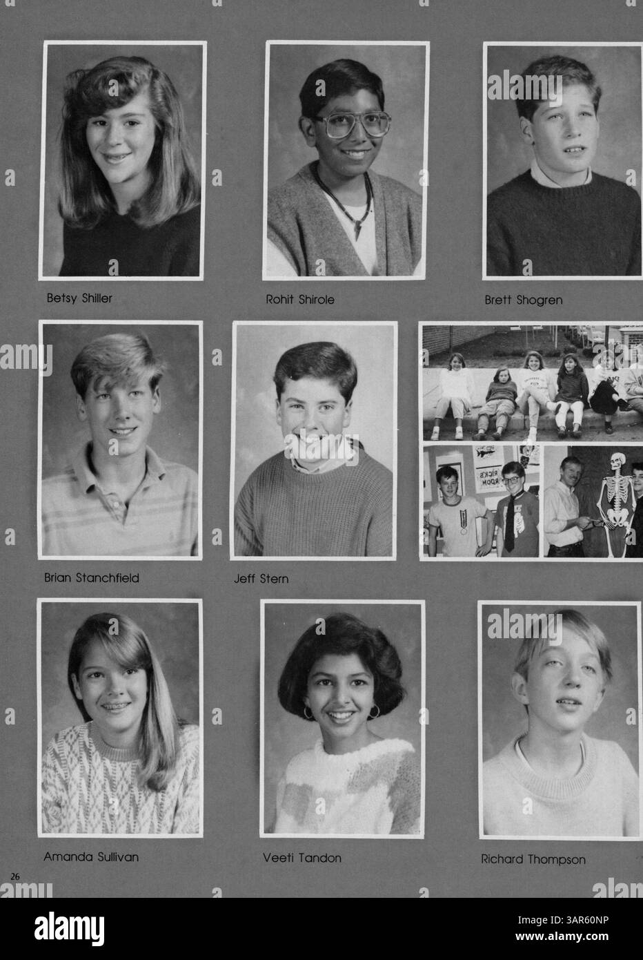 The 1988 Blake Middle School yearbook captures the 1987-1988 school ...