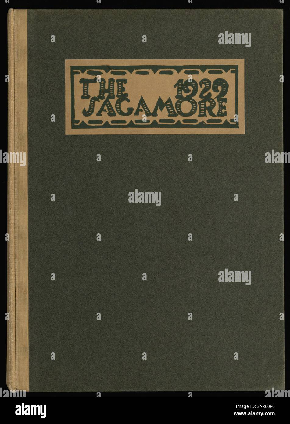 The 1929 Roosevelt High Yearbook, titled Sagamore, documents the ...