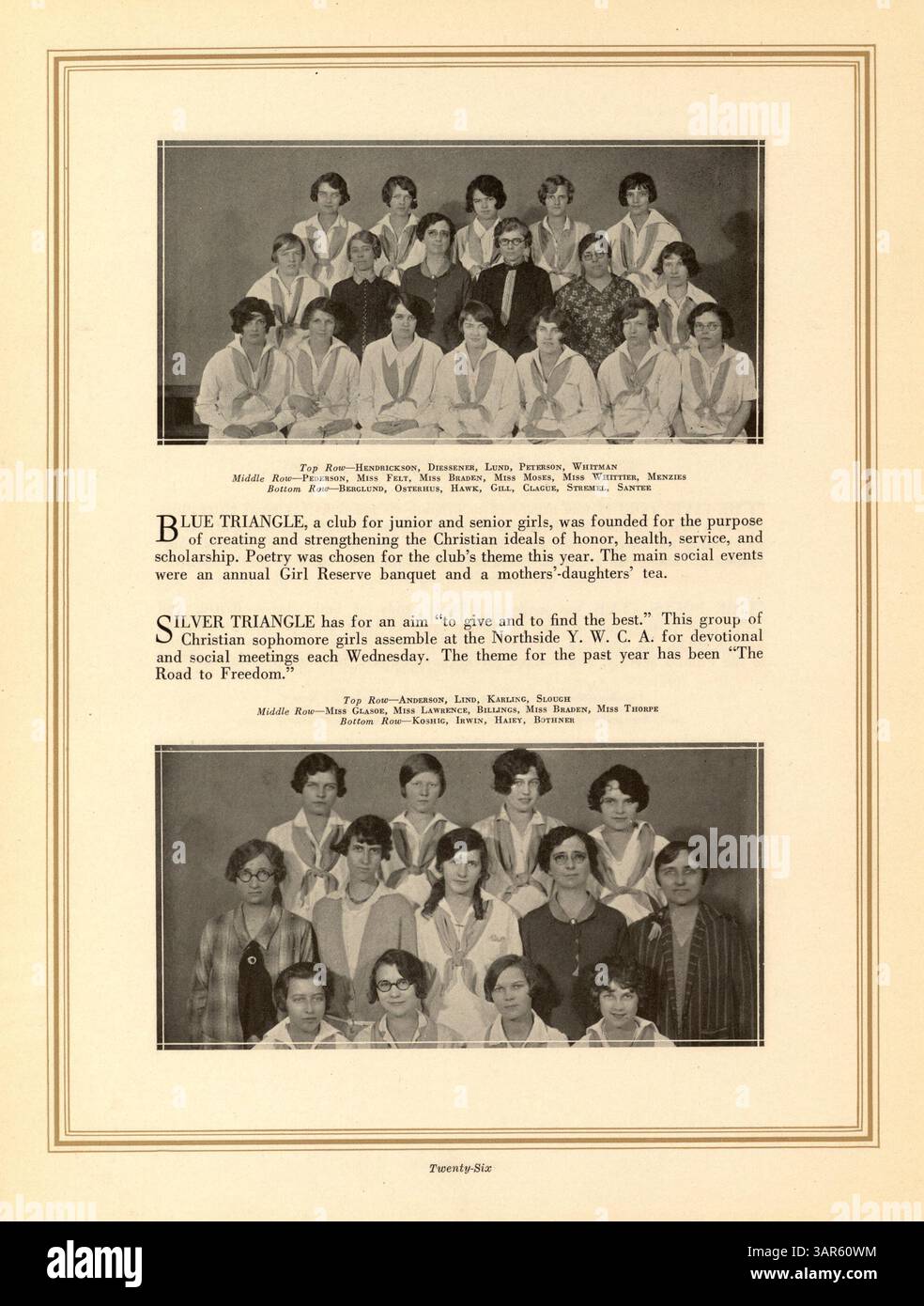 The 1928 'Polaris' yearbook from North High School highlights students ...