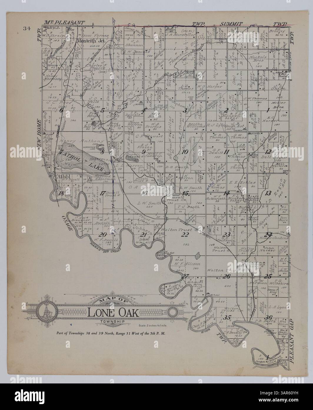 The Standard Atlas of Bates County, Missouri is a valuable historical ...