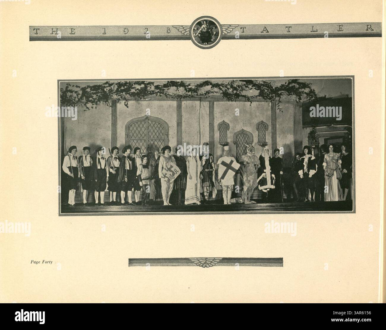 The 1928 'Tatler' yearbook from Northrop Collegiate documents the ...