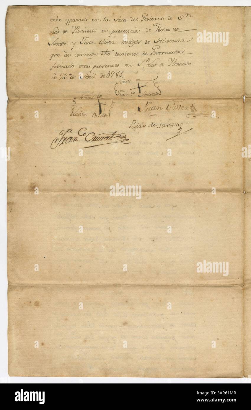 Document of the property sale from Francois Henrion to Louison Ride ...