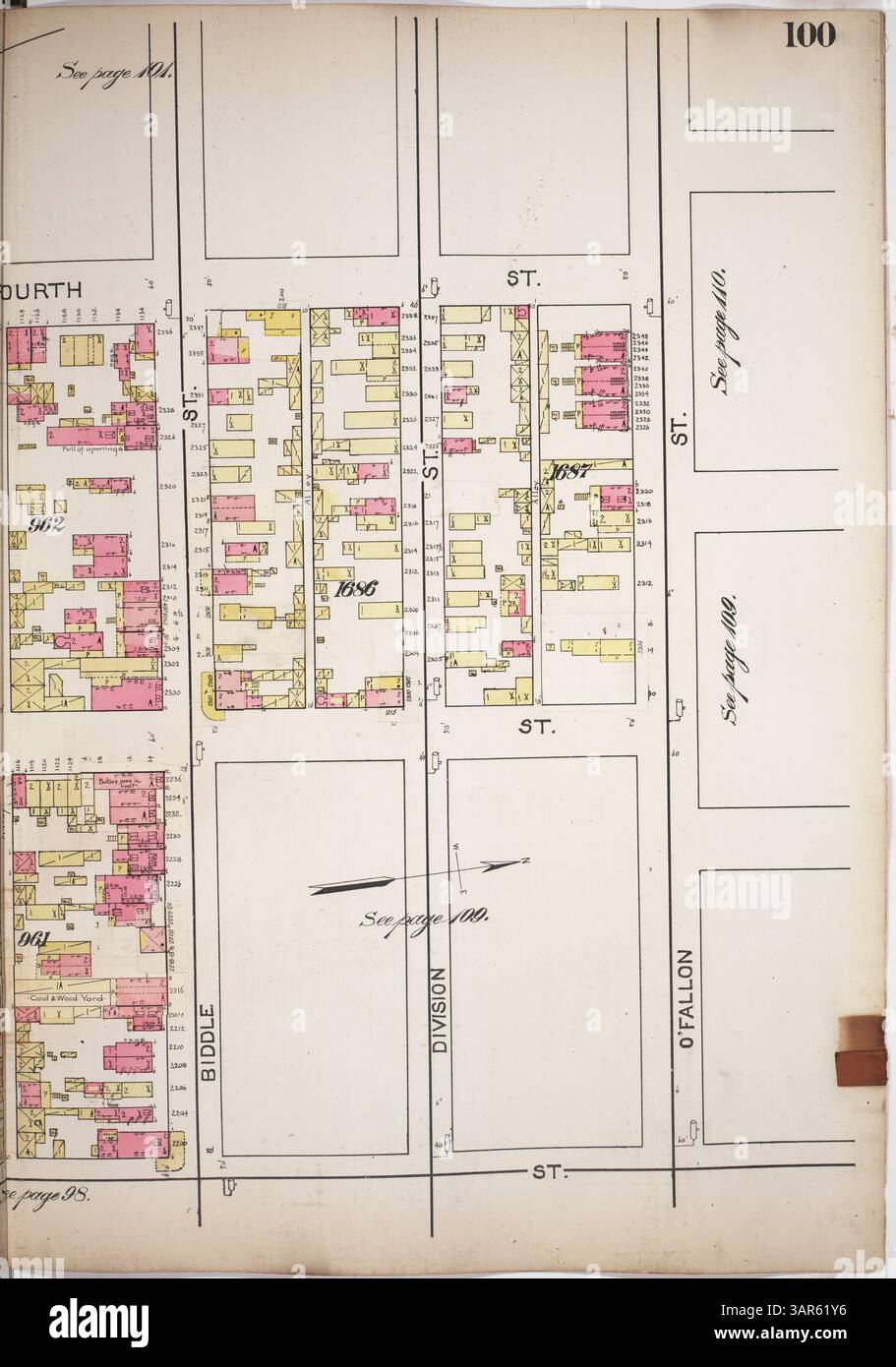 A page from A. Whipple & Co.'s 1892 Fire Insurance maps, Volume 2 ...