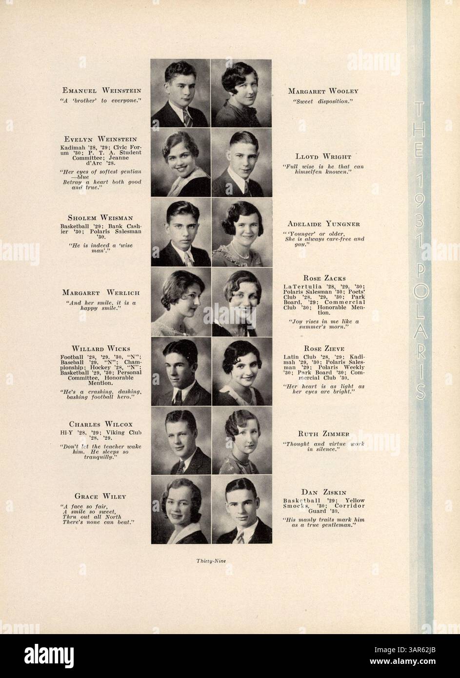 The 'Polaris 1931' yearbook from North High School captures the 1930 ...