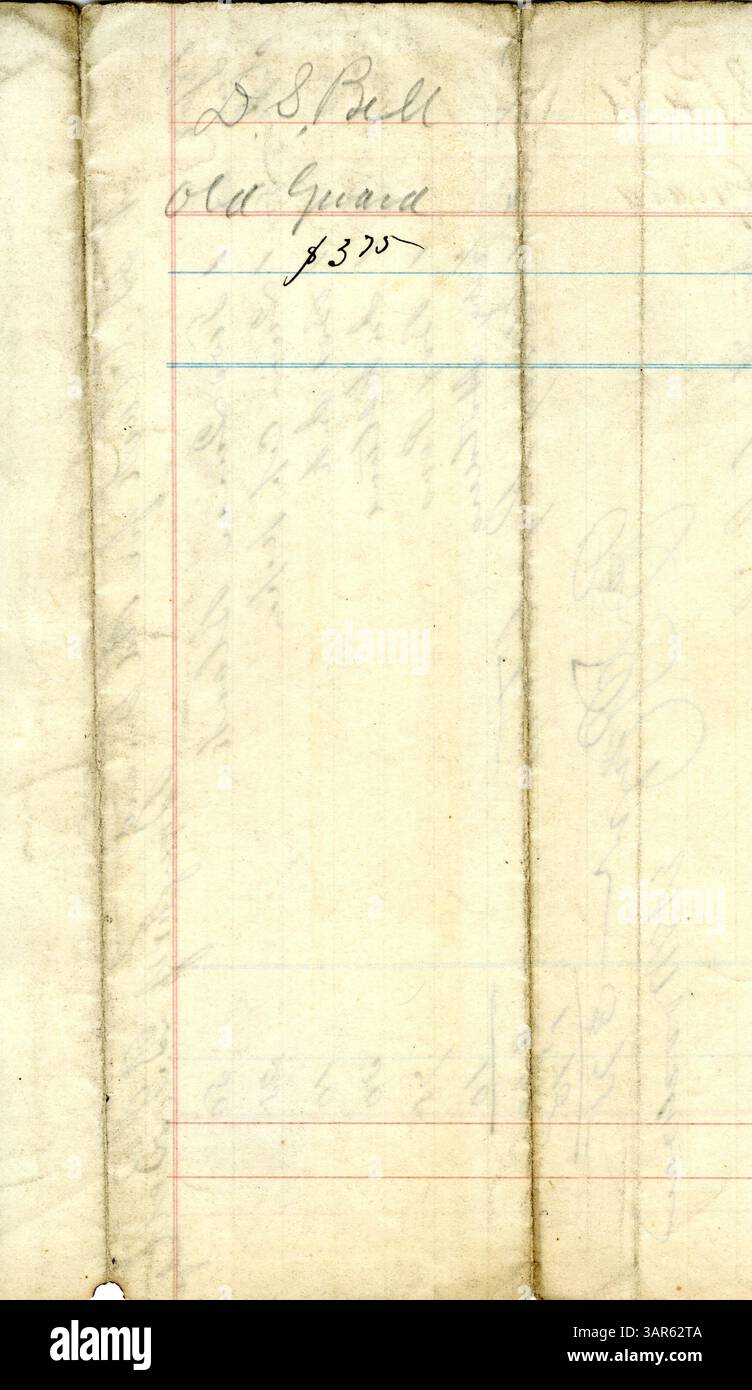 This receipt, dated October 1862, documents a $3.75 payment from N.H ...