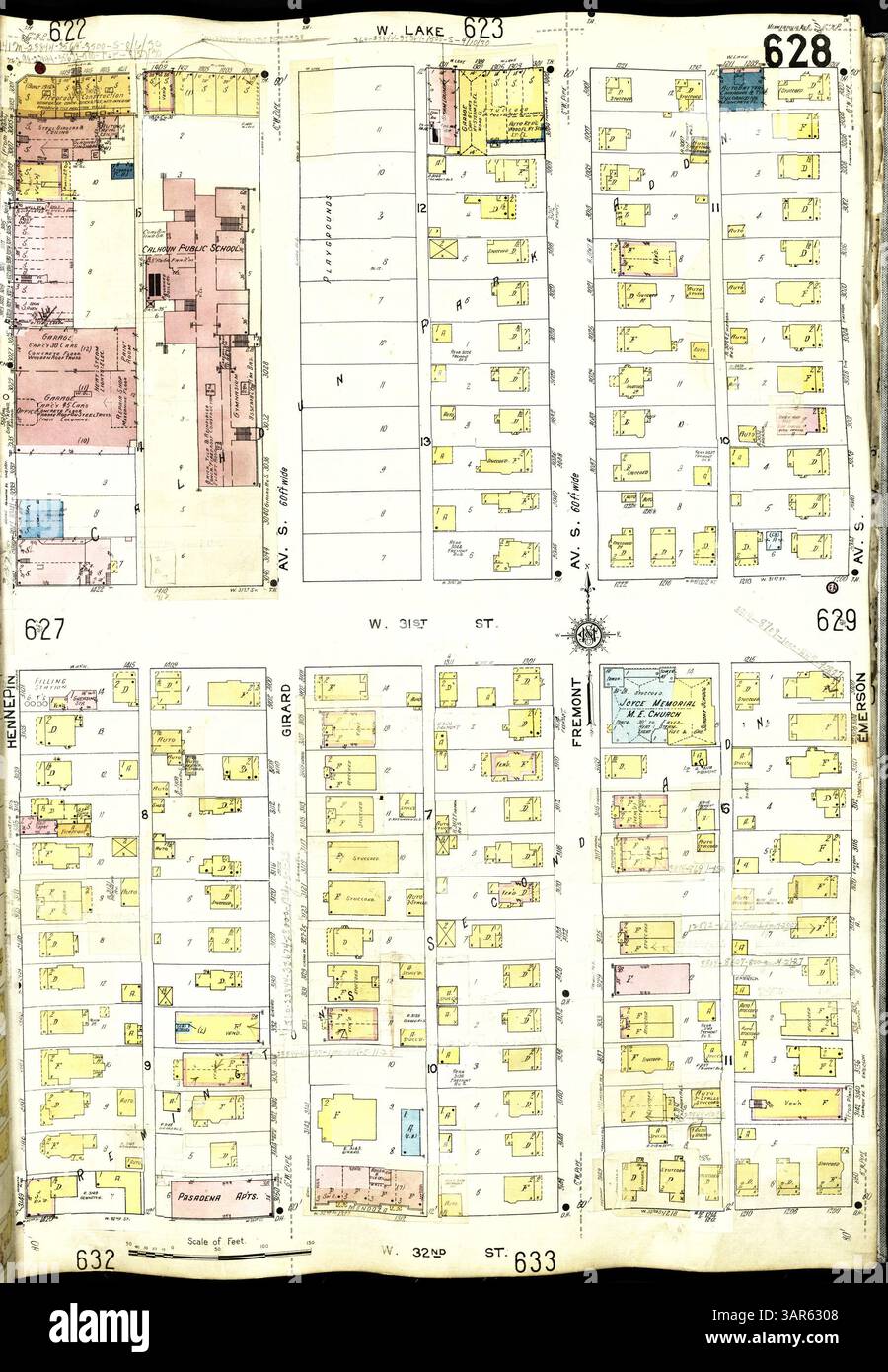 This volume of Sanborn Insurance Maps details the development of ...