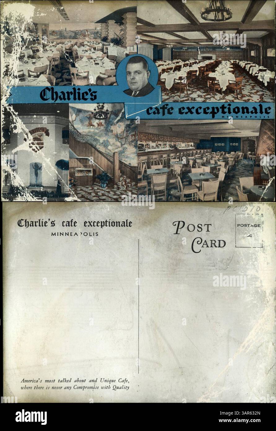 Charlie's Cafe Exceptionale in Minneapolis was known for its unique ...
