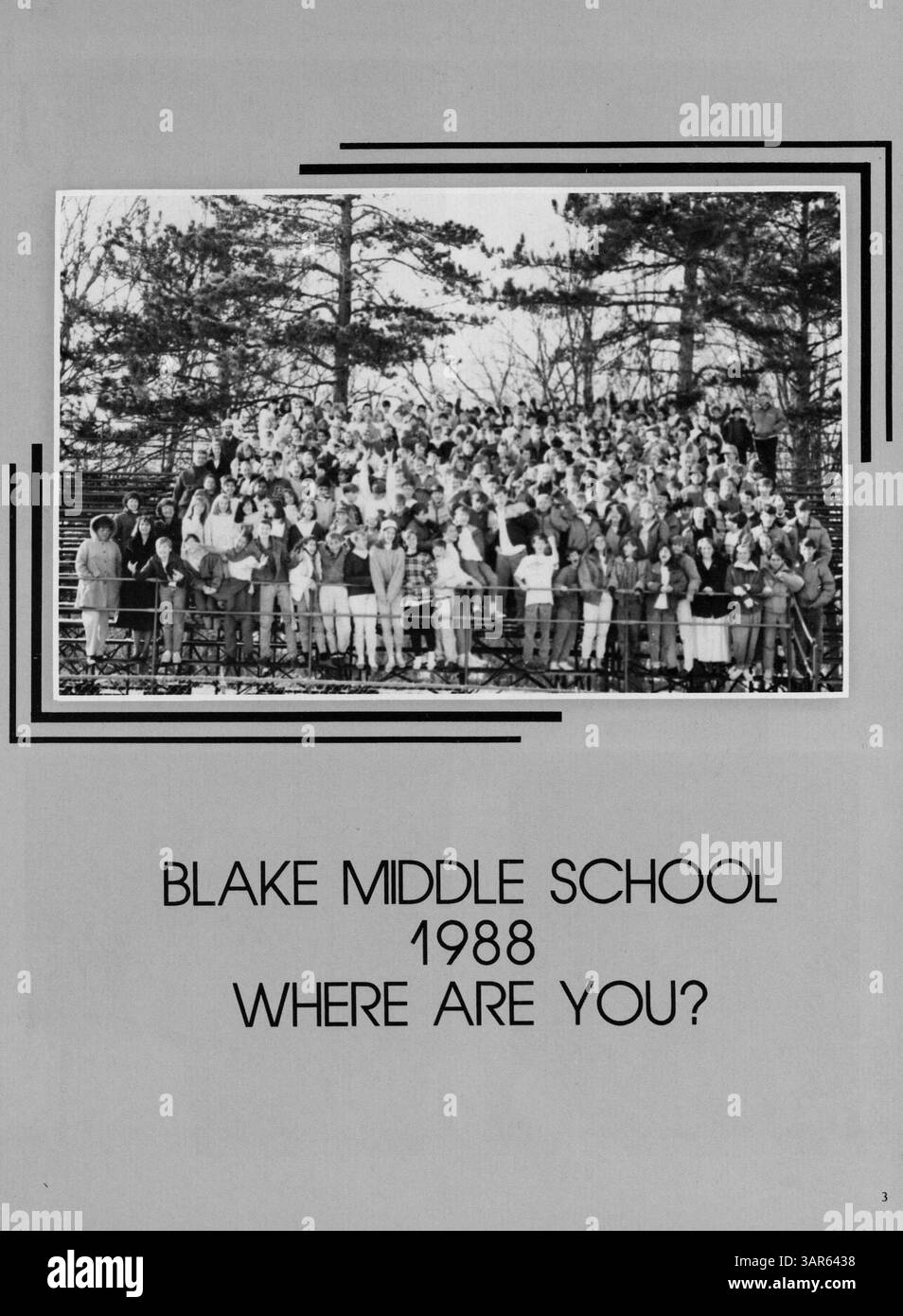 This yearbook documents Blake Middle School's 1987-1988 academic year ...