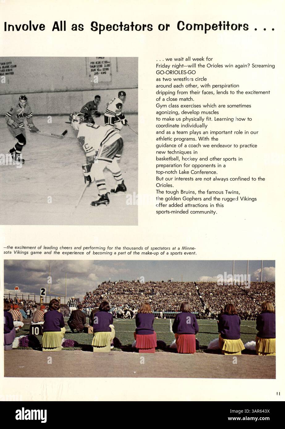 The 1965 St. Louis Park High School Yearbook, Echowan '65, features a ...