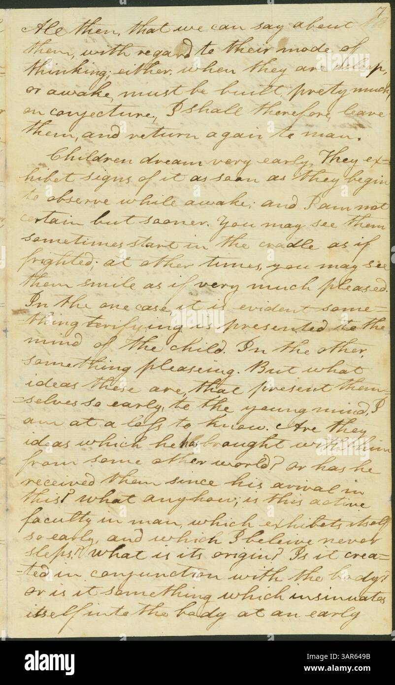 This manuscript, dated December 30, 1809, by George Shannon examines ...