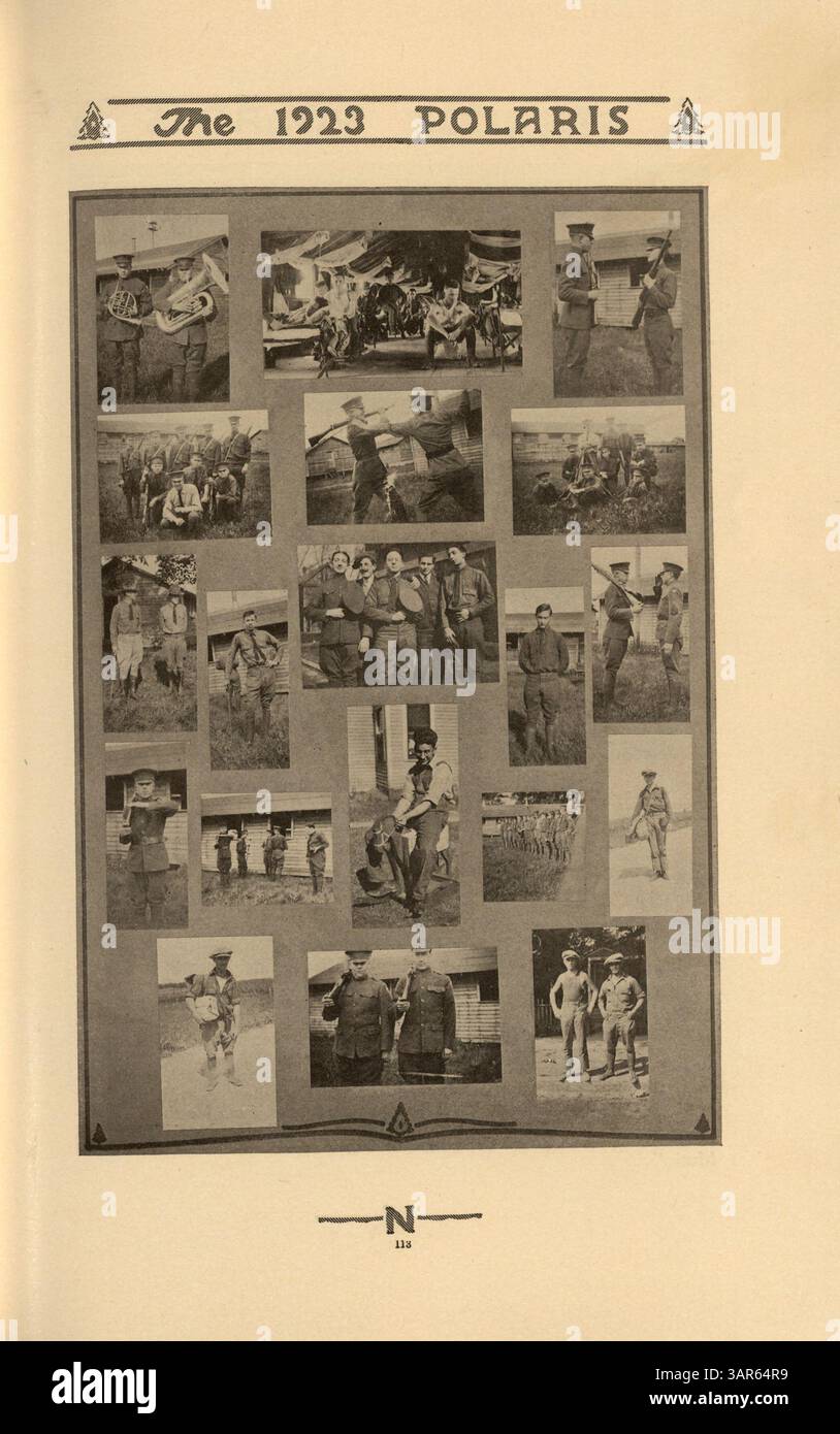 The 1923 'Polaris' yearbook from North High School features the ...